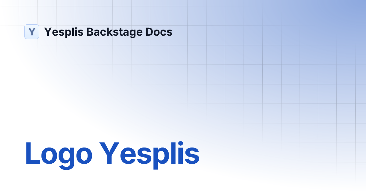 Logo Yesplis | Yesplis Backstage Docs